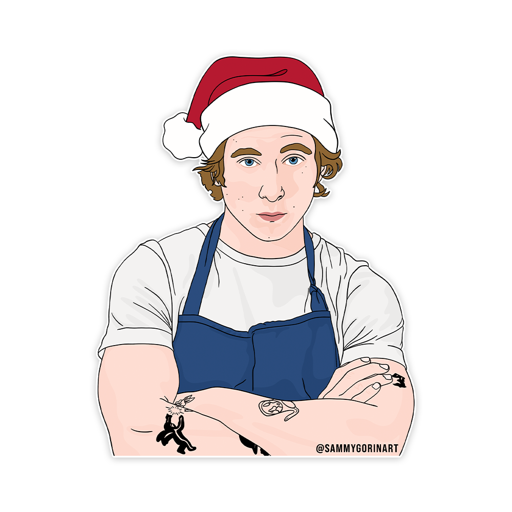 Christmas Yes, Chef Sticker – Sammy Gorin LLC