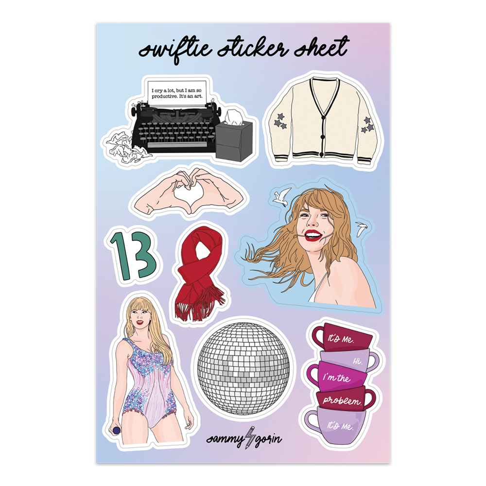 Swfte Sticker Sheet – Sammy Gorin LLC