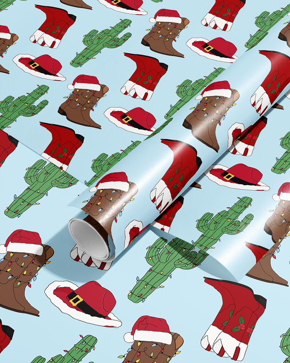 Howdy Christmas Wrapping paper – Sammy Gorin LLC