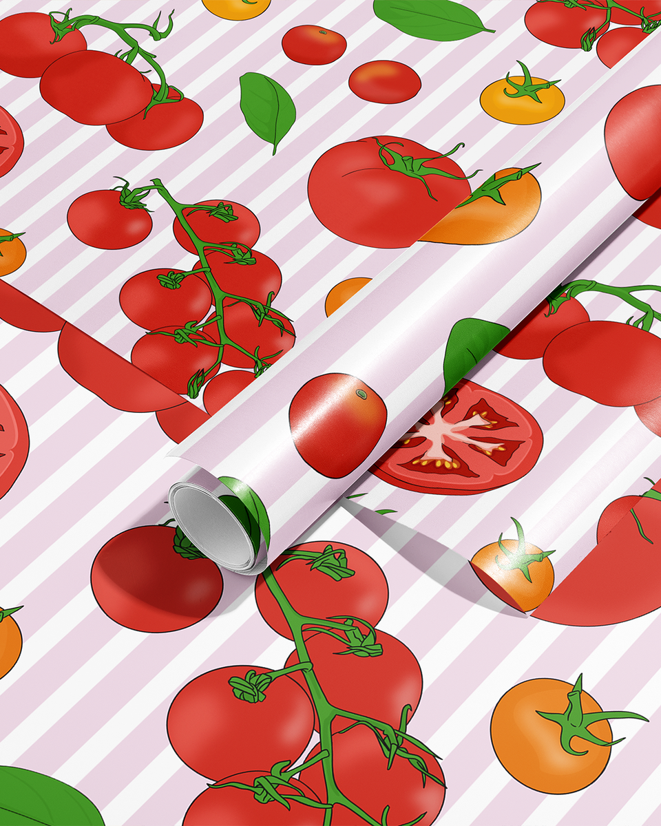 Tomatoes Wrapping Paper – Sammy Gorin LLC