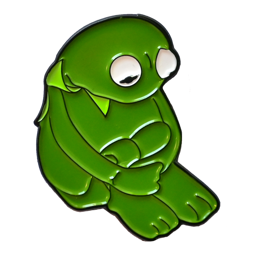 Sad Kermit Soft Enamel Pin – Sammy Gorin LLC