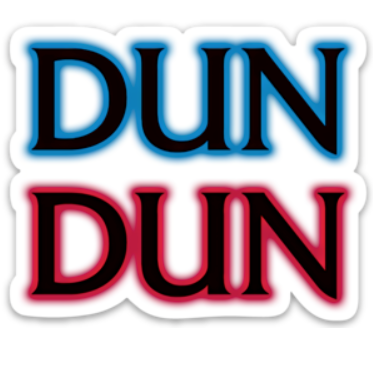 Dun Dun Sticker – Sammy Gorin LLC